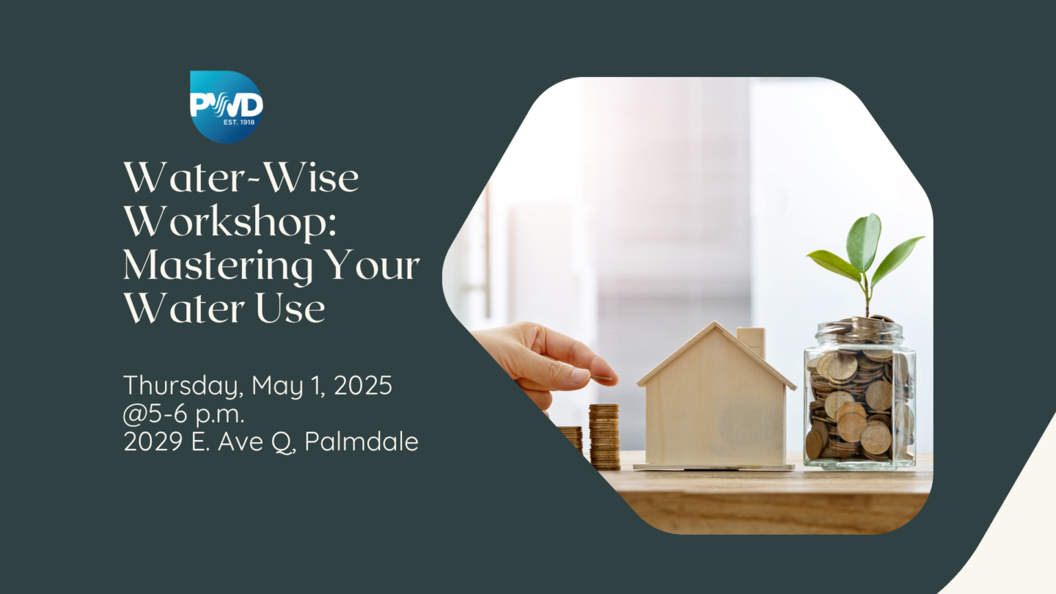 LEARN TO MANAGE YOUR WATER USE AT PWD’S WATER-WISE WORKSHOP ON MAY 1 ...